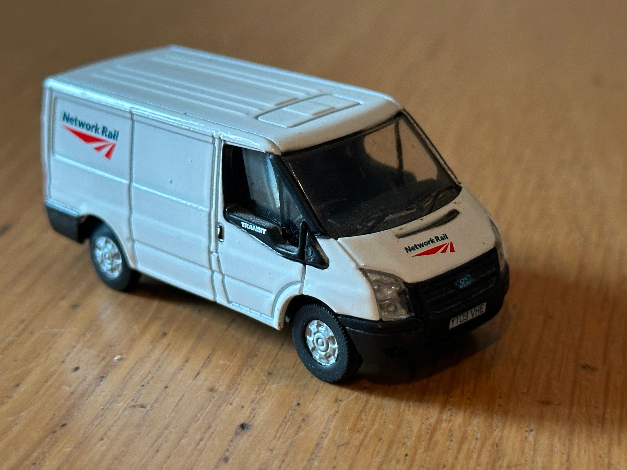 Oxford Diecast Network Rail Ford Transit Mk5. Ex-layout. – Midland Models