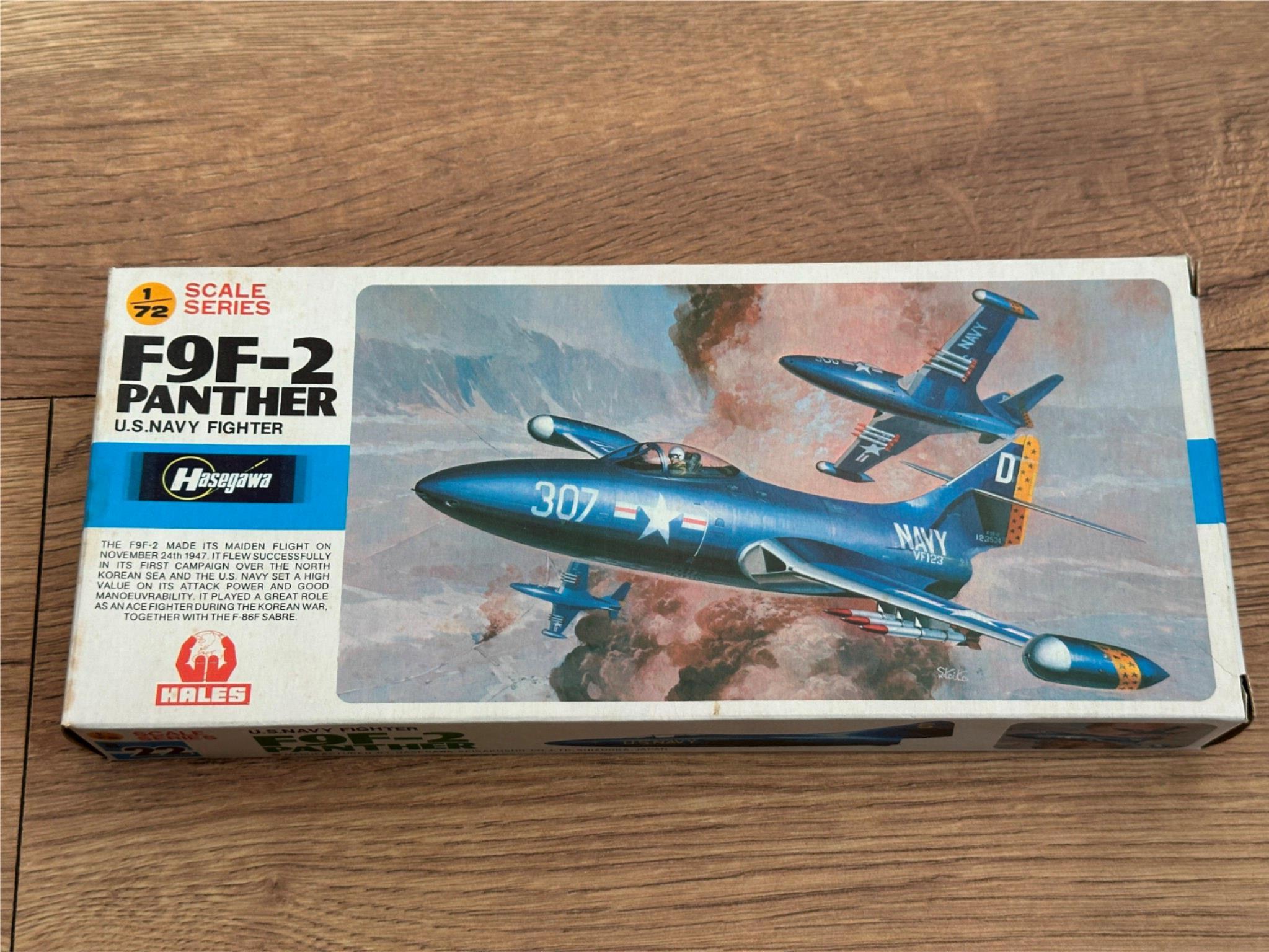 Hasegawa Model Aircraft Kit - 1:72 F9F-2 Panther – Midland Models