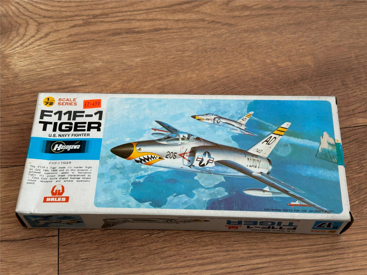 Hasegawa Model Aircraft Kit - 1:72 F11F-1 Tiger - Rare Kit – Midland Models