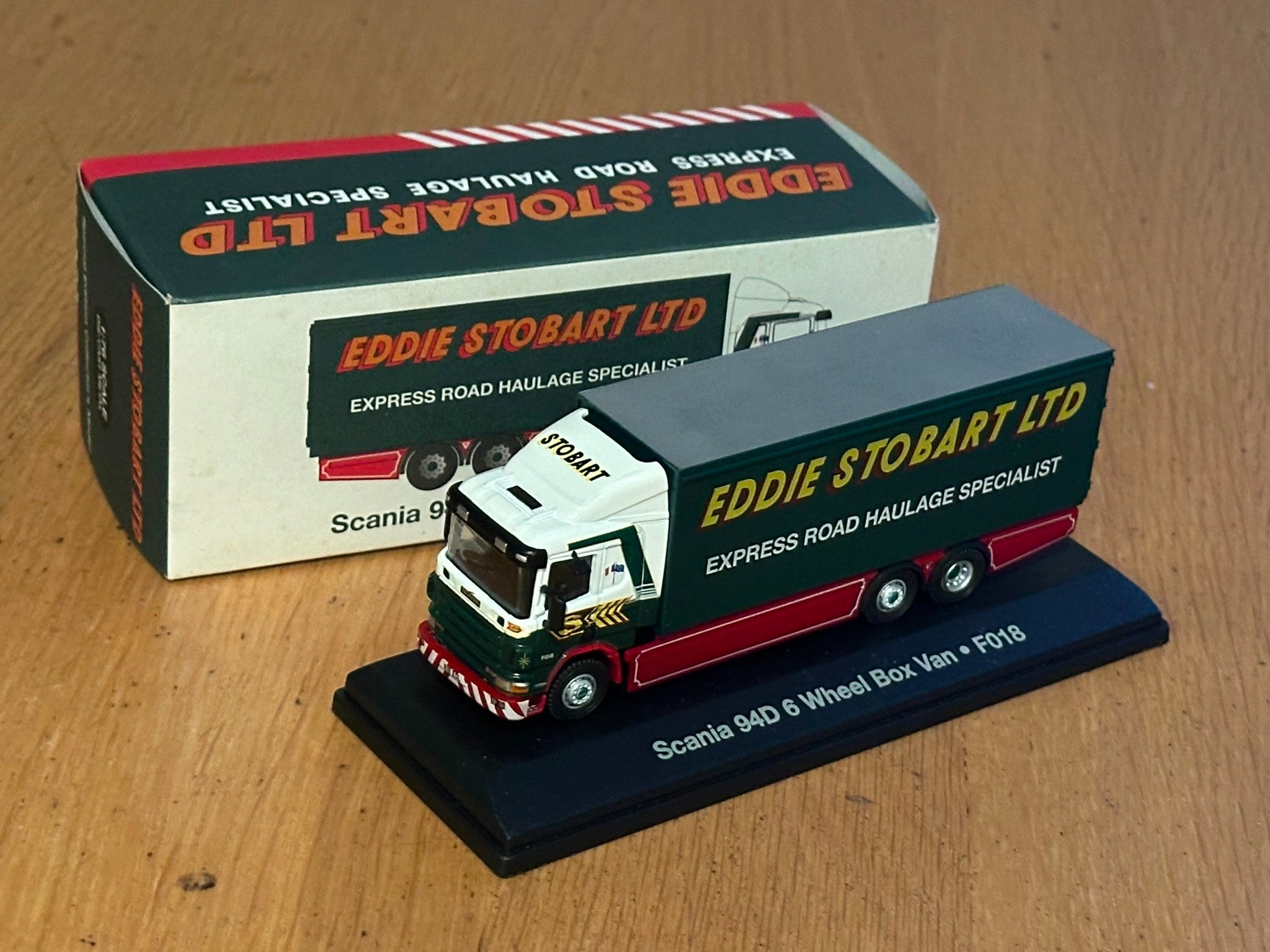 Eddie Stobart 1/76 F018 Scania 94D 6 Wheel Box Van – Midland Models